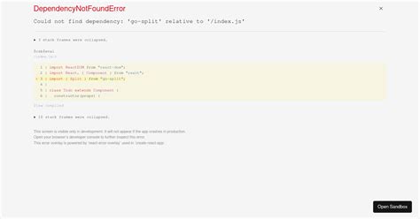 React Example Codesandbox