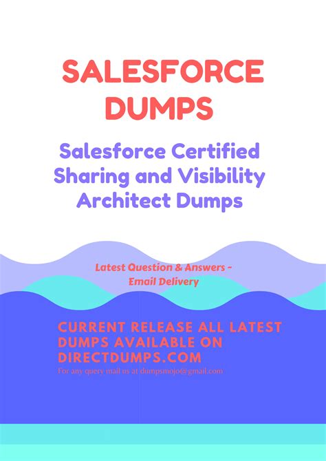 Salesforce Sharing And Visibility Designer Spring 23 Dumps Sp23 Dumps
