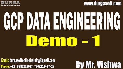 Gcp Data Engineering Tutorials Demo 1 By Mr Vishwa On 03 02 2025 9am Ist Youtube