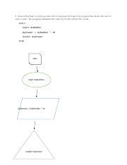 Chapter Exercise Docx Draw A Flowchart Or Write Pseudocode To Represent The Logic