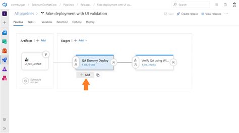 how to run core selenium ui tests on azure devops pipelines