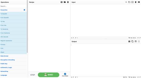 Cyberchef The Cyber Swiss Army Knife