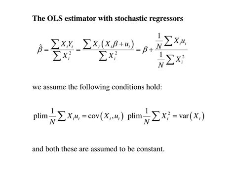 Ppt Stochastic Regressors Powerpoint Presentation Free Download Id 4599825