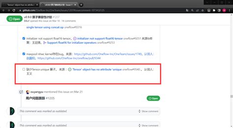 Tensor Object Has No Attribute Unique · Issue 9540 · Oneflow Inc
