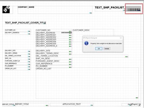 Barcode Print On Operational Report Ifs Community
