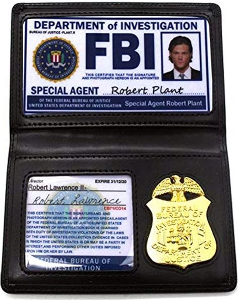 Real Fbi Badges Fb Icon Black Fbi Agent Badge Number