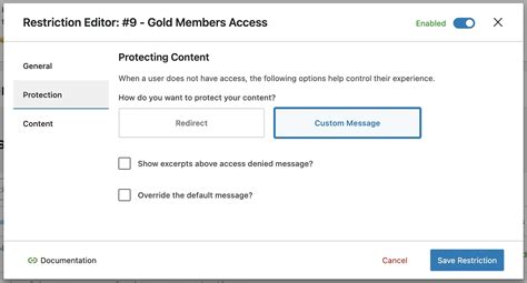 Content Control Ultimate Content Restriction Plugin