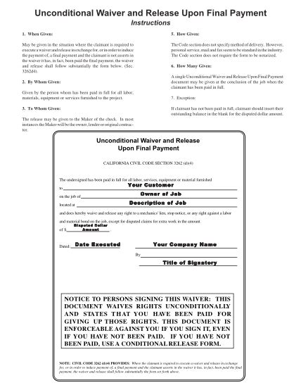 11 Conditional Lien Release Free To Edit Download And Print Cocodoc