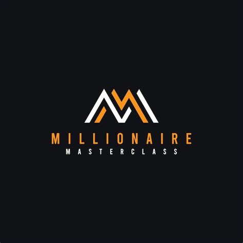 A Logo For The Millionaire Masterclass Premium Ai Generated Vector