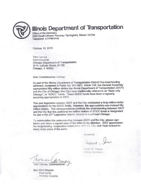 Idot Letter 1