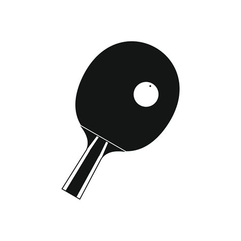 Racket For Playing Table Tennis Icon 14210228 Vector Art At Vecteezy