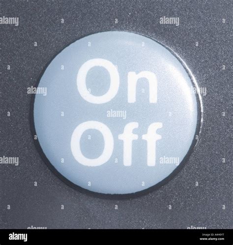 Keyboard On Off Stock Photo Alamy
