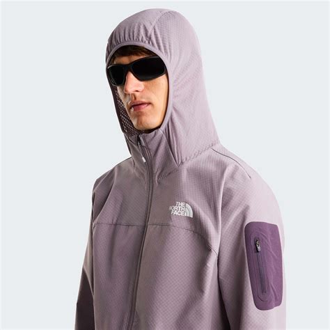 Mens Hybrid Tek Approach Full Zip Hooded Jacket The North Face Uk