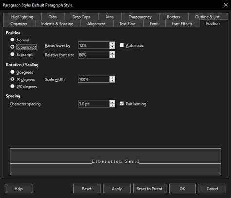 Write Modify Paragraph Position OOO Development Tools Documentation