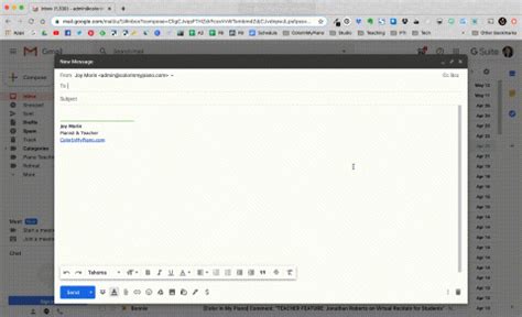 Tips For Using Gmail For Studio Emails Color In My Piano