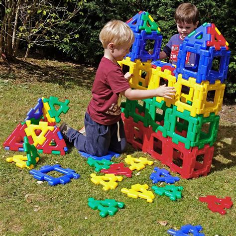 Giant Polydron Class Set 80 Piece Educational Construction Kit For