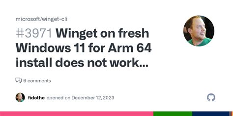 Winget On Fresh Windows 11 For Arm 64 Install Does Not Work And Cannot Be Updated Through The