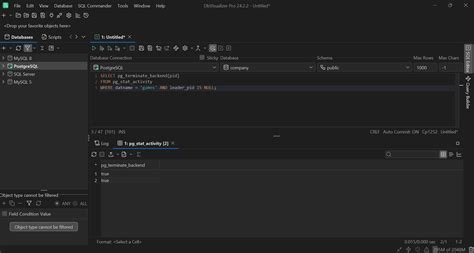 how to kill all connections to a database in postgresql