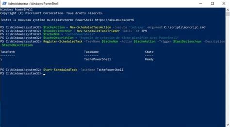 Comment Créer Une Tâche Planifiée En Powershell