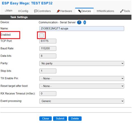Esp32 Serial Server Doesnt Work · Issue 2750 · Letscontrolitespeasy