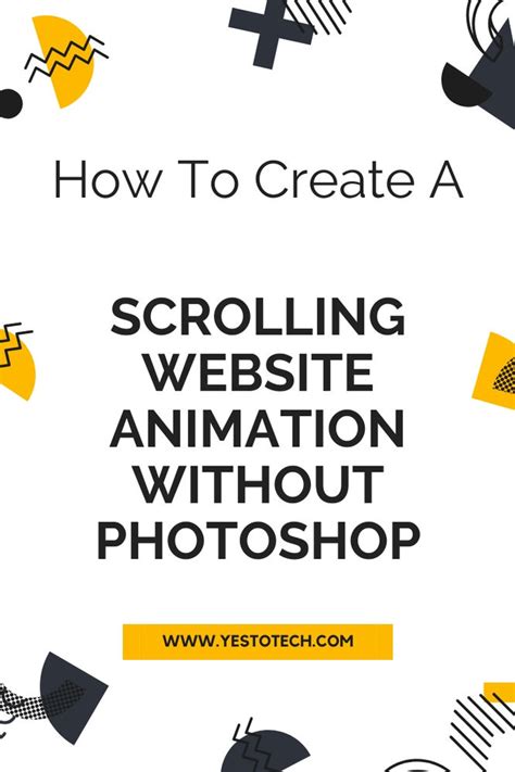 How To Create A Scrolling Website Animation Without Photoshop