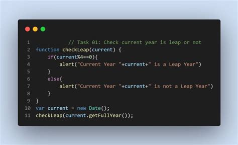Quratulain Aqeel On Linkedin Javascript Leapyear Codingchallenge