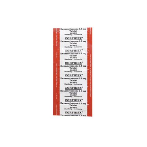 Cortidex 05 Mg 10 Tablet Manfaat Kandungan Dosis Dan Efek Samping