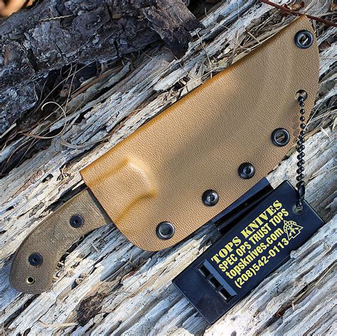 Tops Tom Brown Tracker Tptbt04tan Knifeworks