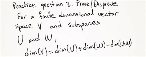 solved a practice question 3 prove disprove for finite
