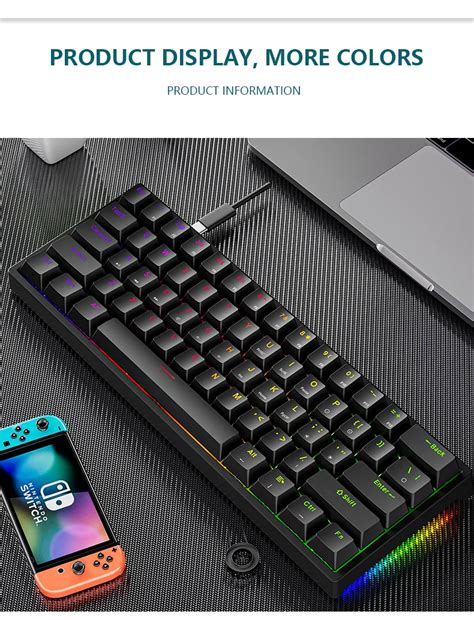 Mini Wired Keys Abs Keycaps Rgb Computer Keyboards Gaming Mechanical Keyboard Buy Mini