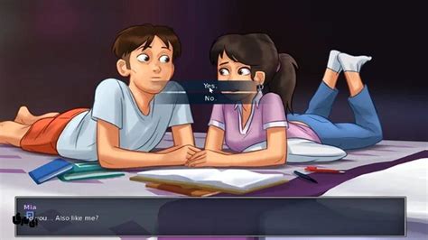 راهنمای مسیر داستانی میا Mia در بازی Summertime Saga