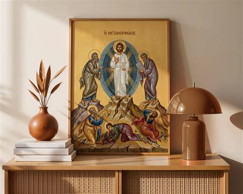 Transfiguration Icon Transfiguration Of Christ Orthodox Catholic Wall