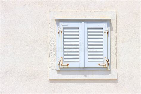 White Window Stock Image Image Of Close Dalmatia Home 255556769