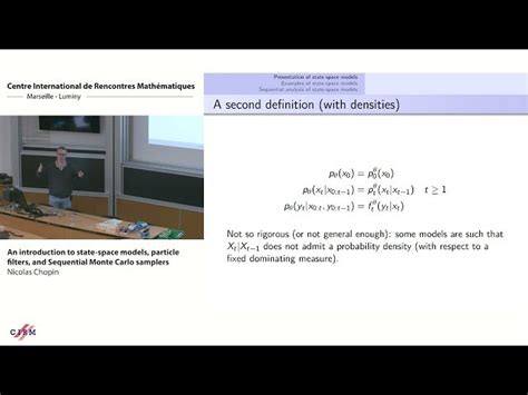 Free Video An Introduction To State Space Models Particle Filters And Sequential Monte Carlo