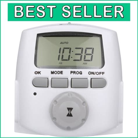 Advanced 7 Day Programmable Timer With Dual Control For Home Automation White Ebay
