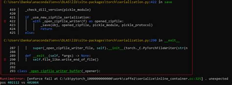 Runtimeerror Enforce Fail At Ccbpytorch1000000000000workcaffe2serializeinline