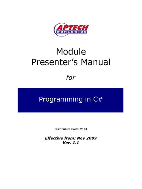 Accp I71 Sem 2 Module Pm C Ver 11 Dm1 Pdf Computer Related