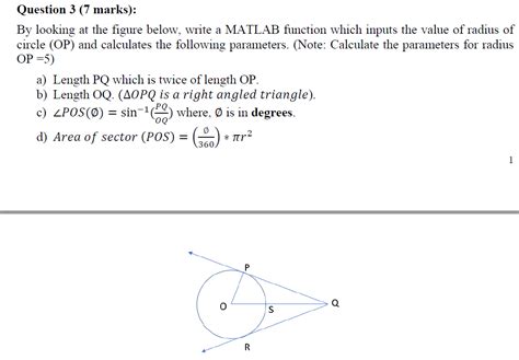 Solved By Looking At The Figure Below Write A MATLAB Chegg