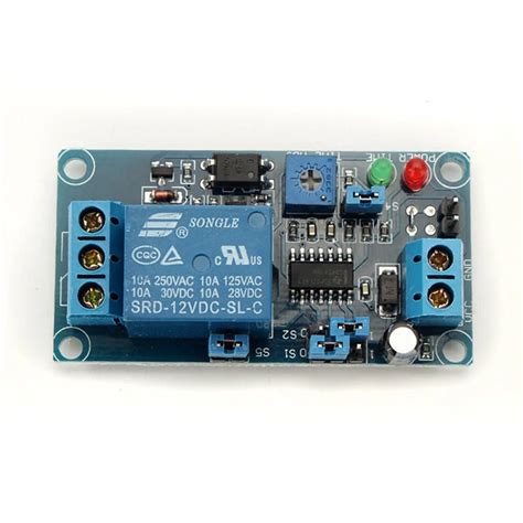 12v Power On Delay Relay Module Delay Circuit Module Ne555 Chip Sale