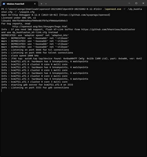 Rpi4 Openocd 연결 Rpi4 Openocd 연결