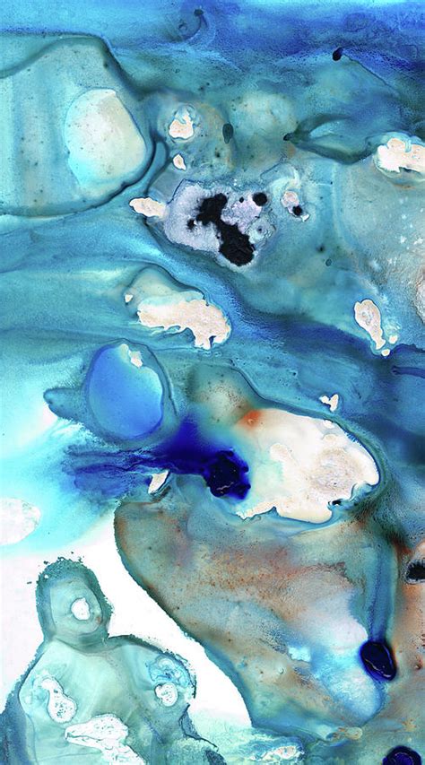 Blue Art The Meaning Of Life Sharon Cummings Painting By Sharon Cummings Pixels