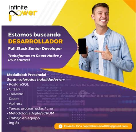 Oferta Laboral Para Desarrollador Full Stack Senior Idt Paraguay