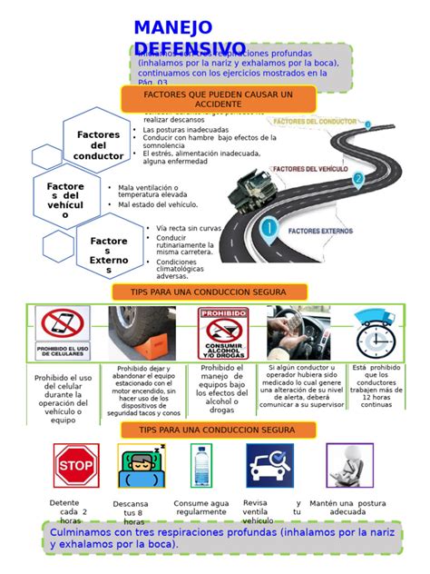 Consejos Para Una Conducción Segura Pdf Medicina Clinica