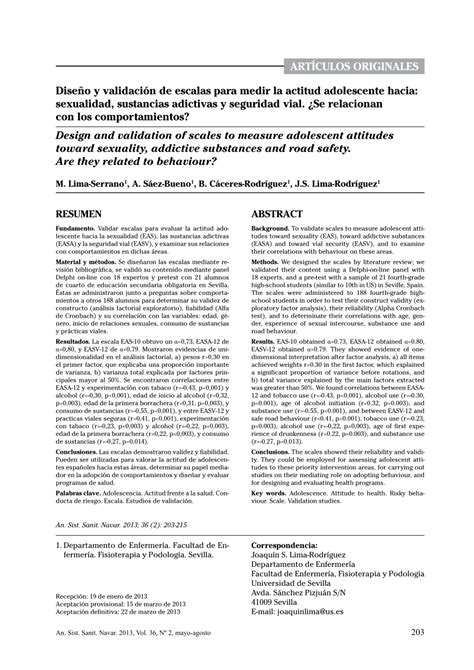 Pdf Design And Validation Of Scales To Measure Adolescent Attitudes Toward Sexuality