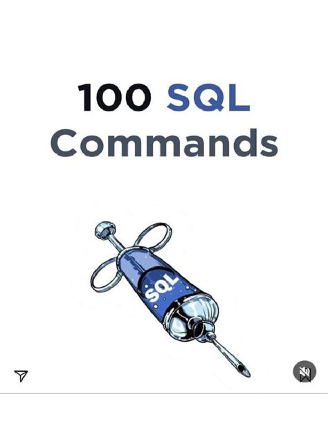 100 Sql Commands Notes Pdf