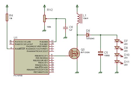 Energie Intensité Dune Led 32v Gérée Par Arduino