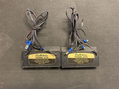 Pair Electro Voice Str Tweeter Protector Black Reverb