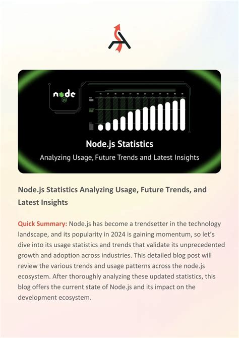 ppt node js analyzing usage statistics and future trends beyond 2024