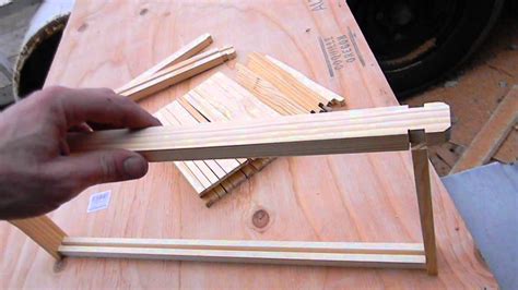 Assembling Foundationless Bee Hive Frames Youtube