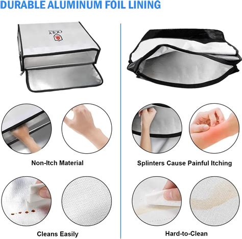 Fireproof Safety Boxes For Home Lockable Zipper Fireproof Safe Box Home